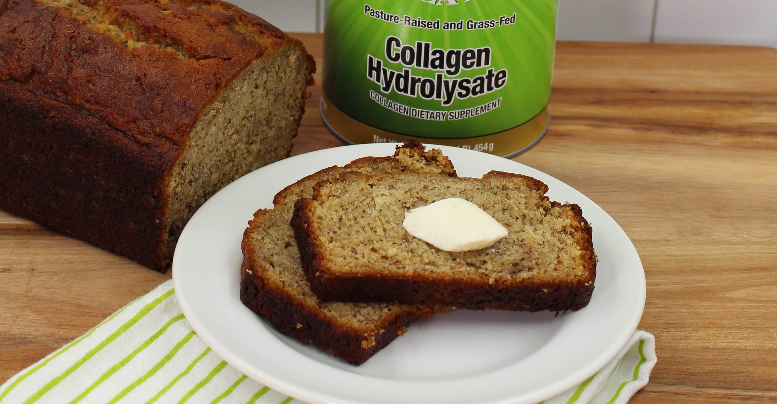 Banana Bread with Collagen | Great Lakes Wellness