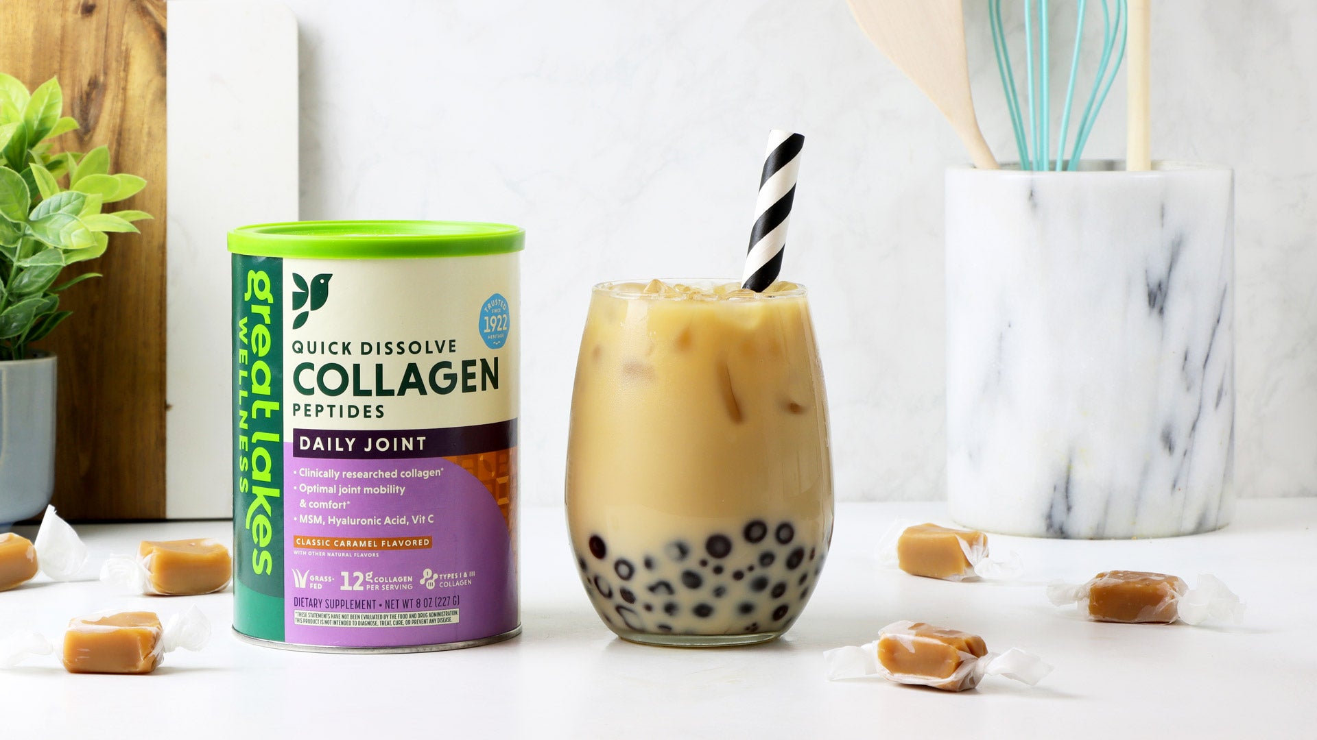 Keto Bubble Tea with Sugar Free Boba Pearls | Great Lakes Wellness